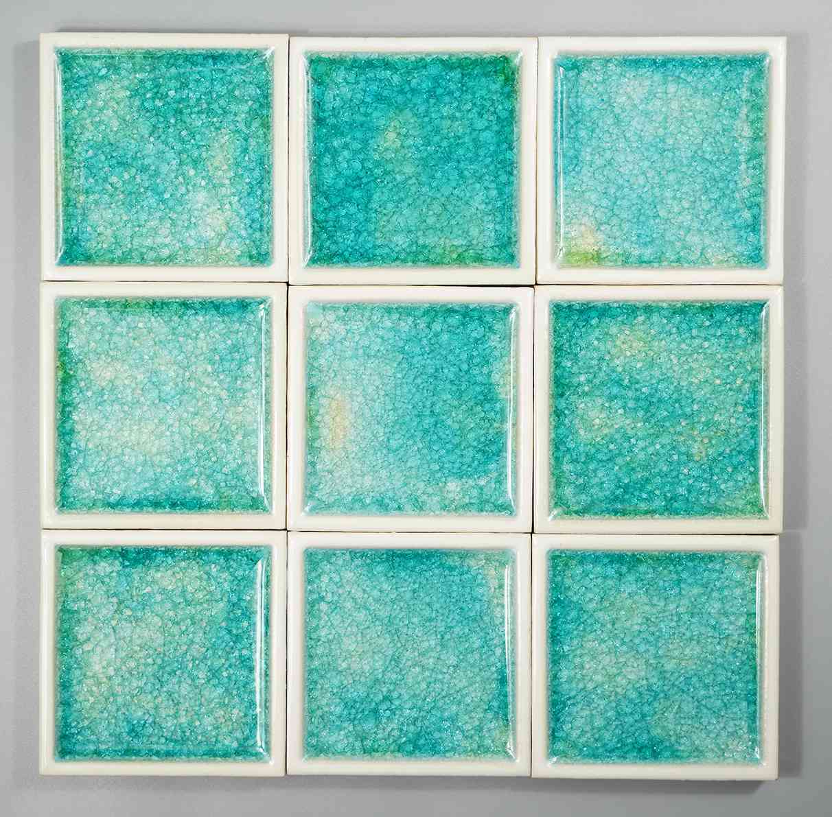 アロハGREEN【100mm角】｜REVO-TILE